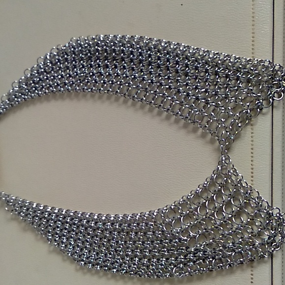 Jewelry | Chain Link Collar Necklace Y2k Mcbling | Poshmark